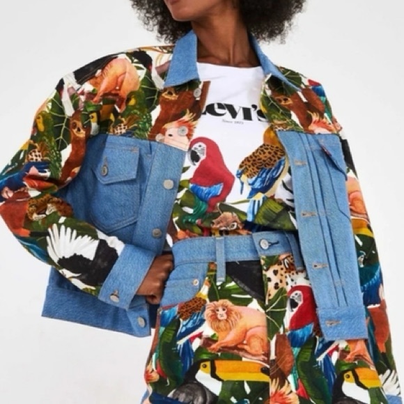 FARM Rio | Jackets & Coats | Levis X Farm Rio L Nwt Heritage Trucker ...